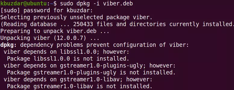 लिनक्स पर Viber कैसे स्थापित करें 10285_2