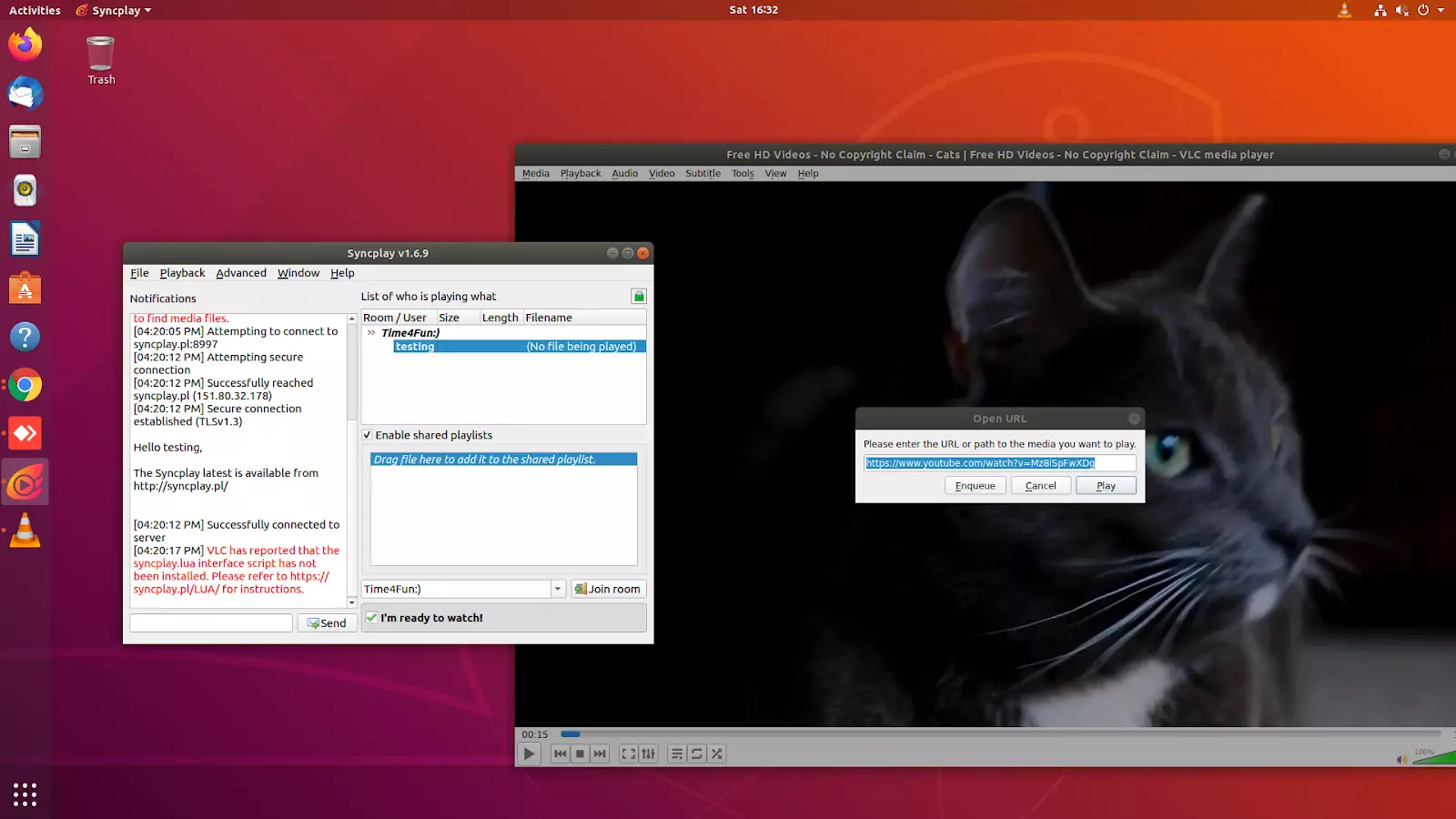 Jak korzystać z Syncplay dla filmów w systemie Linux 1031_4