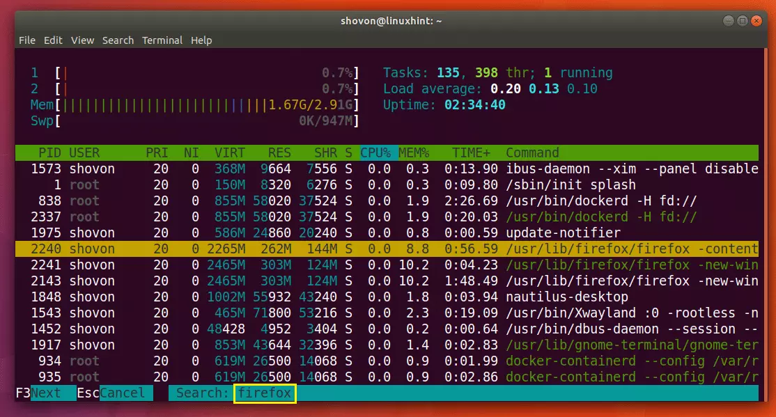 Instalu HTop sur Ubuntu 10326_11