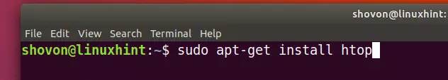 ຕິດຕັ້ງ HTop ໃນ Ubuntu 10326_3