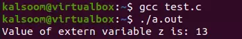 CでのExternの使用法は何ですか? 10342_16