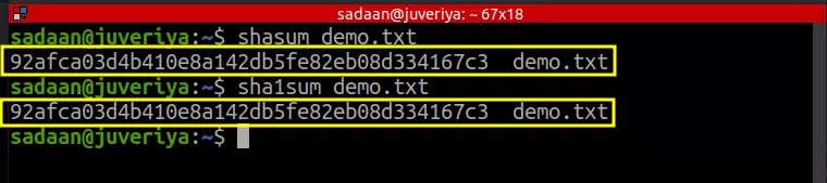 Linux પર SHASUM આદેશ 1038_2