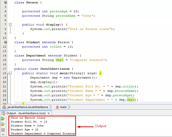 Tipos de herdanza en Java | Explicado 10395_6