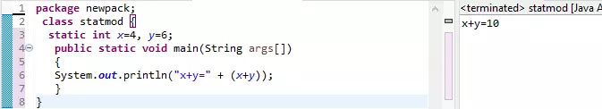 Java-da giriş olmayan modifikatorlar 10410_4