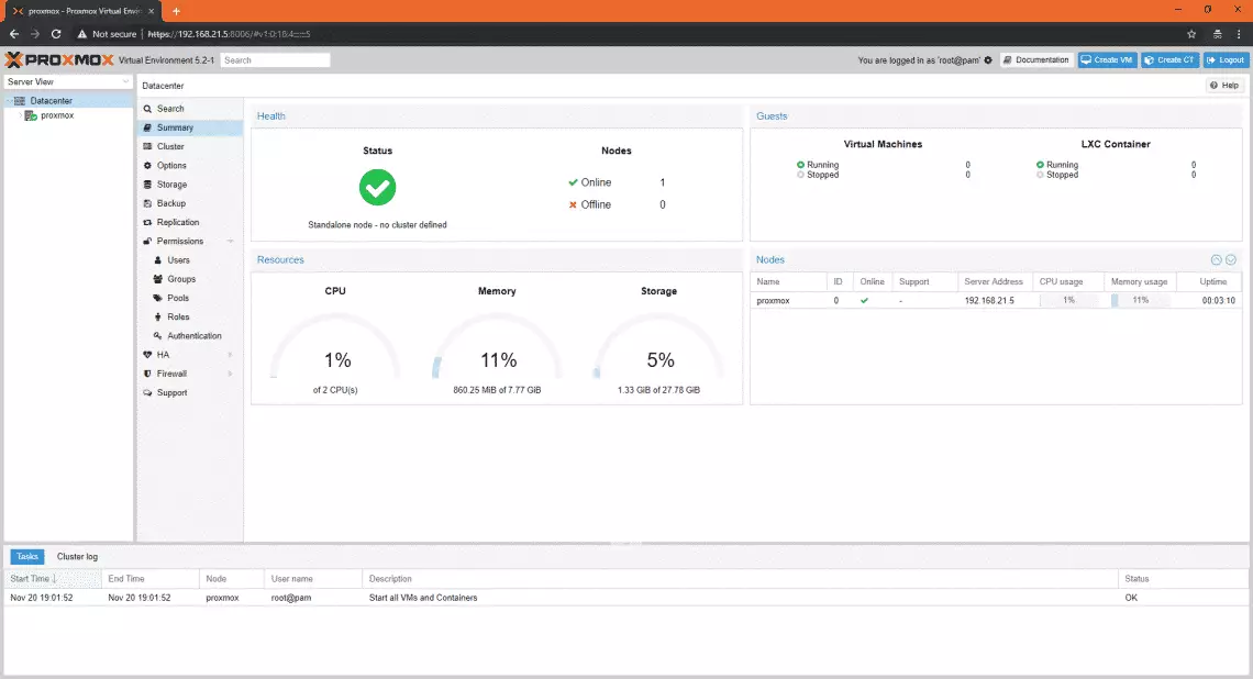 Proxmox VE ничек урнаштырырга 10432_29