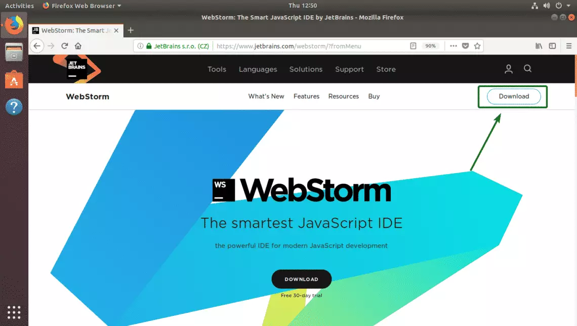 A JetBrains WebStorm telepítése Ubuntun 10435_2