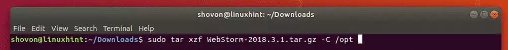 A JetBrains WebStorm telepítése Ubuntun 10435_8