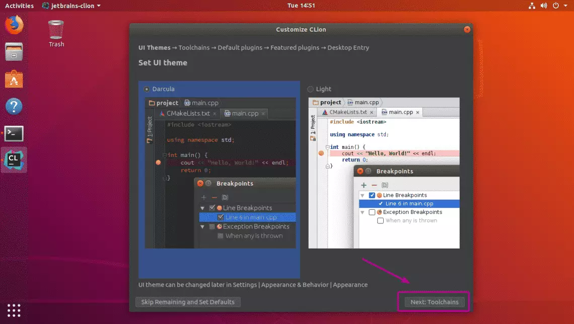 Ubuntu'da Jetbrains CLion Nasıl Kurulur 10436_17