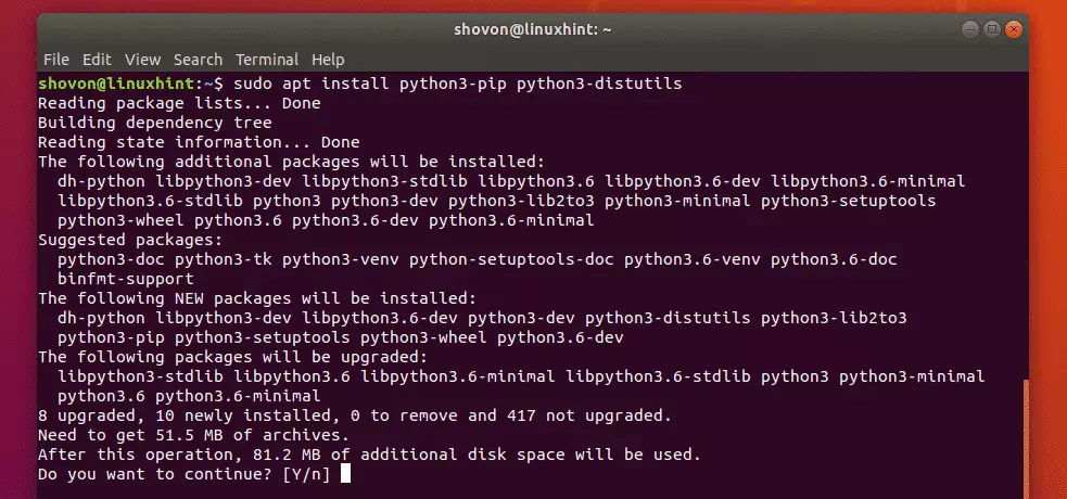 Nola instalatu JetBrains PyCharm Ubuntun 10437_5