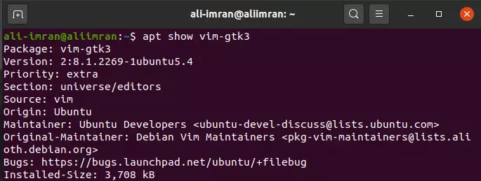 Ubuntu 20.04 တွင် Gvim ထည့်သွင်းနည်း 1043_2