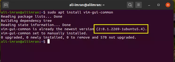 Com instal·lar Gvim a Ubuntu 20.04 1043_5