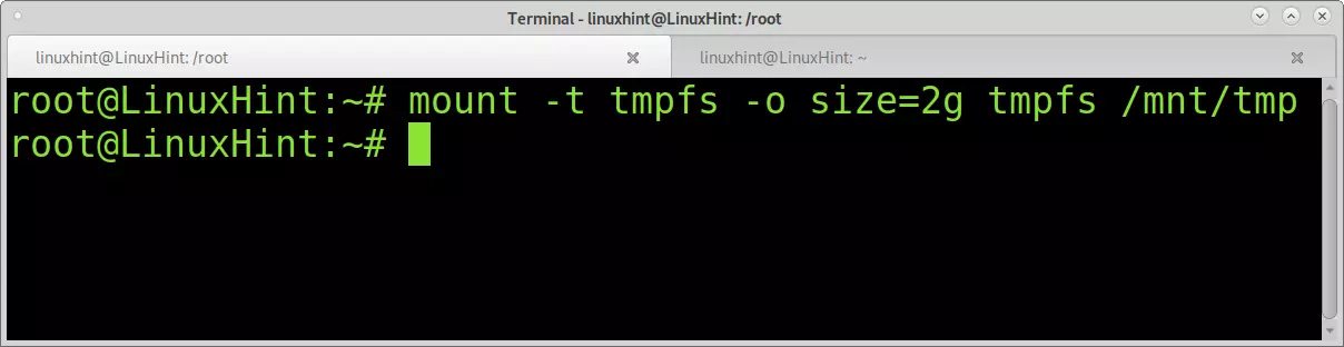 Linux-da Ramdisk necə yaradılır 10458_3