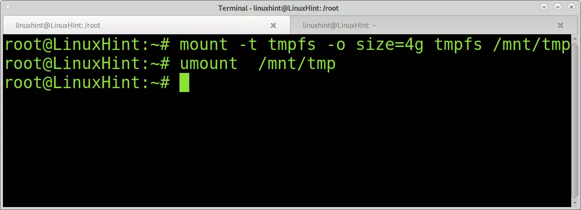 Linux-da Ramdisk necə yaradılır 10458_6