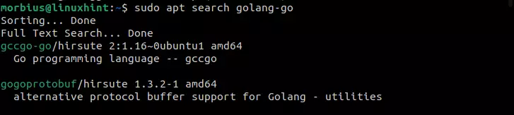 Cara Instal Basa Pemrograman GoLang ing Ubuntu 10463_4