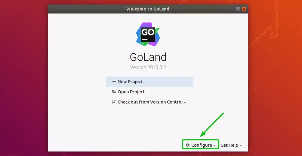 ئۇبۇنتۇغا Jetbrains GoLand Go IDE نى قاچىلاڭ 10464_19