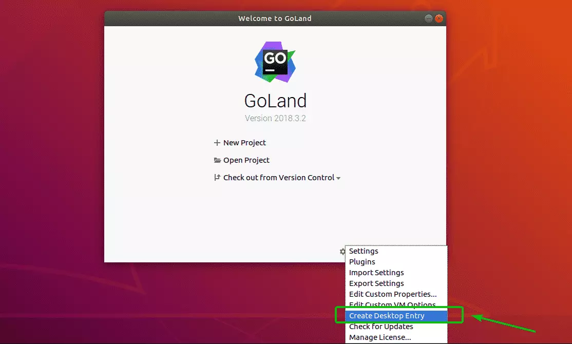 Faʻapipiʻi Jetbrains GoLand Go IDE ile Ubuntu 10464_20