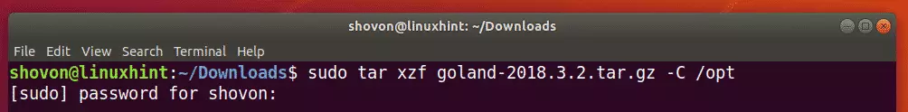 Installieren Sie Jetbrains GoLand Go IDE auf Ubuntu 10464_9