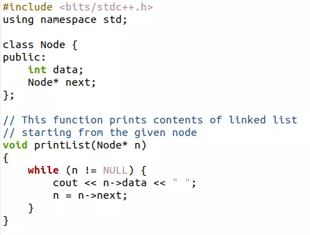 Imprimer la liste chaînée C++ 10497_4