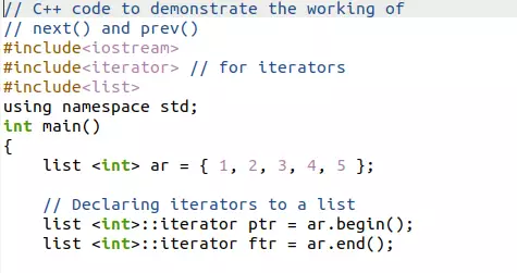 Lëscht Iterator C++ 10499_5