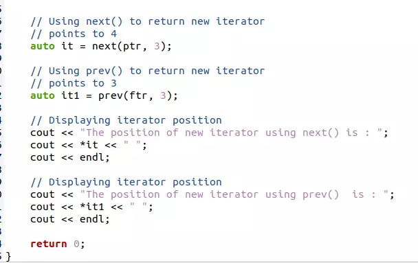 ตัววนซ้ำรายการ C++ 10499_6