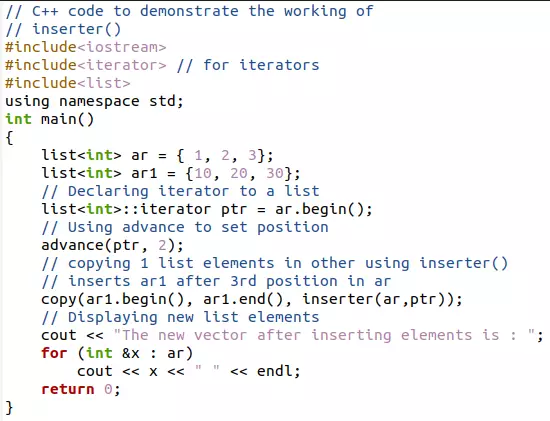 ตัววนซ้ำรายการ C++ 10499_8