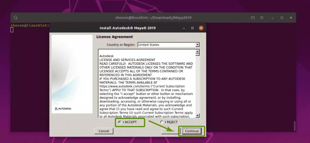 Ako nainštalovať Autodesk Maya 2019 na Ubuntu 19.04 pomocou GPU NVIDIA 10545_48