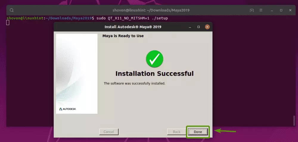 Як усталяваць Autodesk Maya 2019 на Ubuntu 19.04 з дапамогай графічнага працэсара NVIDIA 10545_51