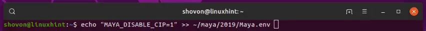 NVIDIA GPU ярдәмендә Ubuntu 19.04-та Майя 2019-ны ничек урнаштырырга 10545_55