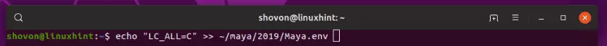 NVIDIA GPU ярдәмендә Ubuntu 19.04-та Майя 2019-ны ничек урнаштырырга 10545_56