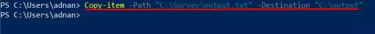 Kopieren Sie Dateien in PowerShell 10563_2