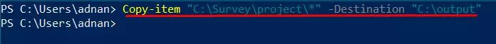 کپی فایل ها در PowerShell 10563_5