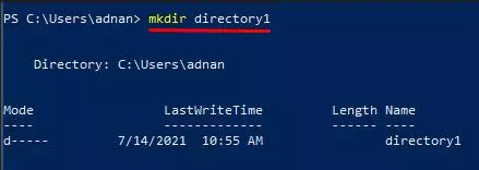 Unda Folda katika PowerShell 10565_2