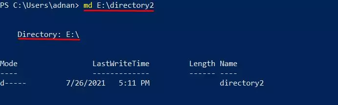 Criar uma pasta no PowerShell 10565_5