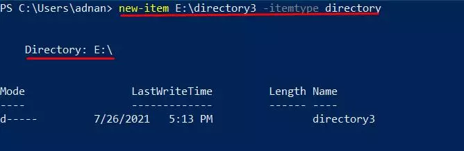 Criar uma pasta no PowerShell 10565_7