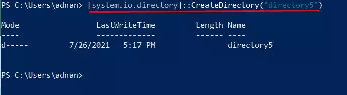 Criar uma pasta no PowerShell 10565_9