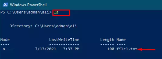 ஒரு புதிய உரை கோப்பை உருவாக்கி அதை PowerShell இல் எழுதவும் 10566_10