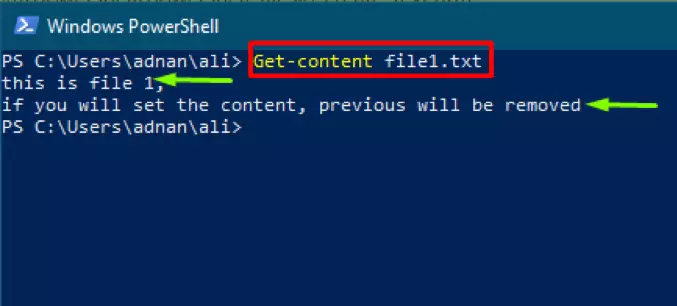 Ustvarite novo besedilno datoteko in pišite vanjo v PowerShell 10566_3