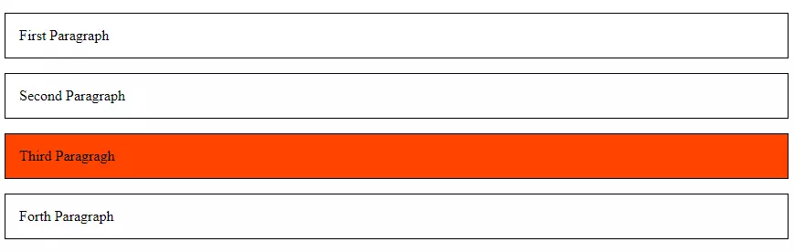 Mokhoa oa ho Sefa HTML Elements ho JQuery 10580_9