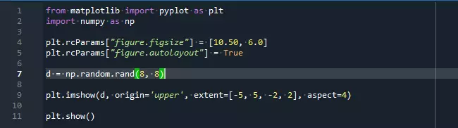 Mokhoa oa ho sebelisa Matplotlib imshow Method 10609_1