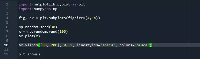 Matplotlib ठाडो रेखा 10611_7