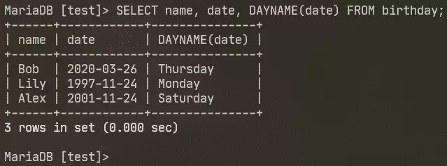 Werk met MySQL-MariaDB Datum en Tyd 10617_11