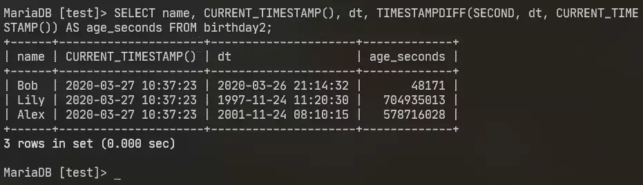 Rad s MySQL-MariaDB datumom i vremenom 10617_23