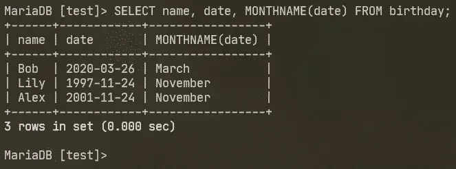 MySQL-MariaDB दिनांक और समय के साथ कार्य करना 10617_7