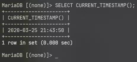 Paggawa gamit ang MySQL-MariaDB Time Zones 10618_12