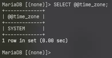 Paggawa gamit ang MySQL-MariaDB Time Zones 10618_7