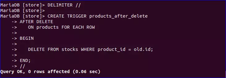 Սովորելով MariaDB Triggers 10627_11
