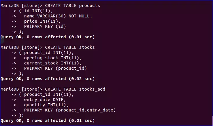 Učenje sprožilcev MariaDB 10627_7