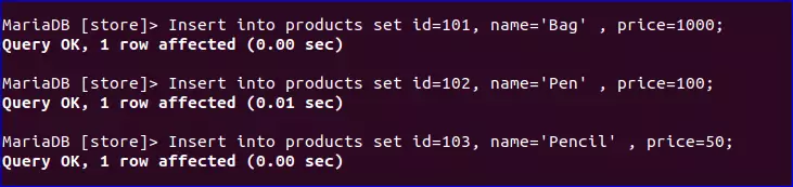 Học các trình kích hoạt MariaDB 10627_8