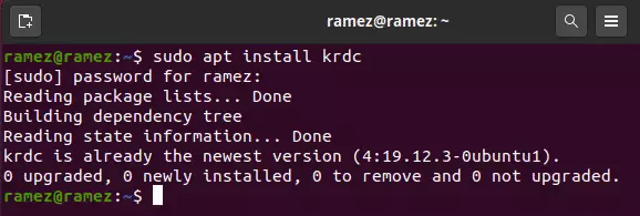 Како да инсталирате и користите KRDC во Ubuntu 20.04 10641_1