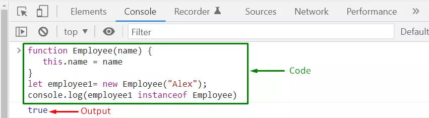 JavaScript'те Instanceof операторун кантип колдонсо болот 10651_4